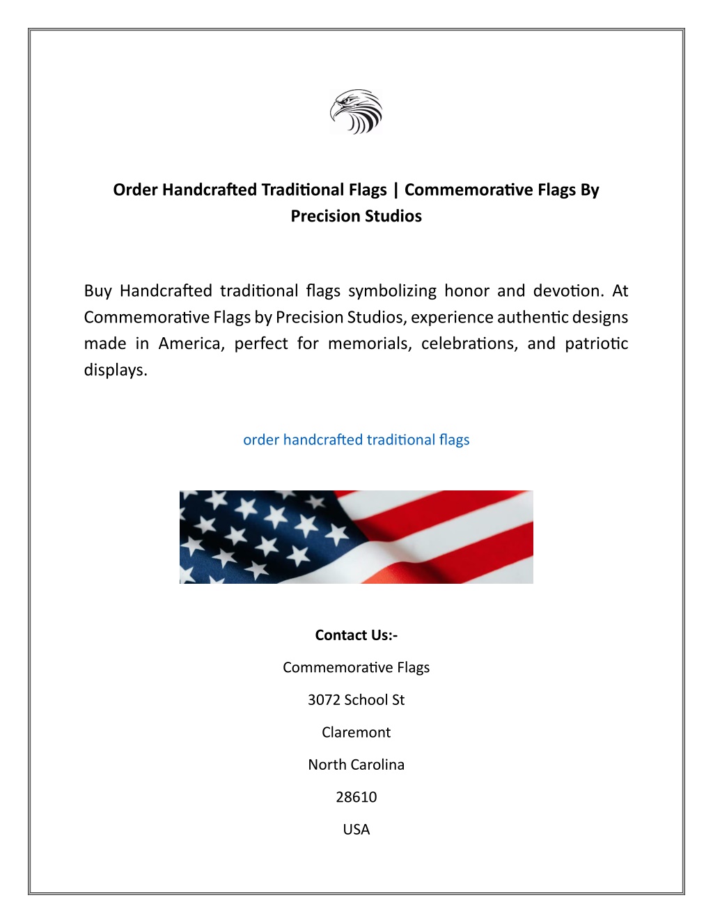 PPT - Order Handcrafted Traditional Flags | Commemorative Flags By ...