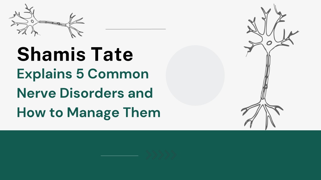 PPT - Shamis Tate Explains 5 Common Nerve Disorders and How to Manage ...