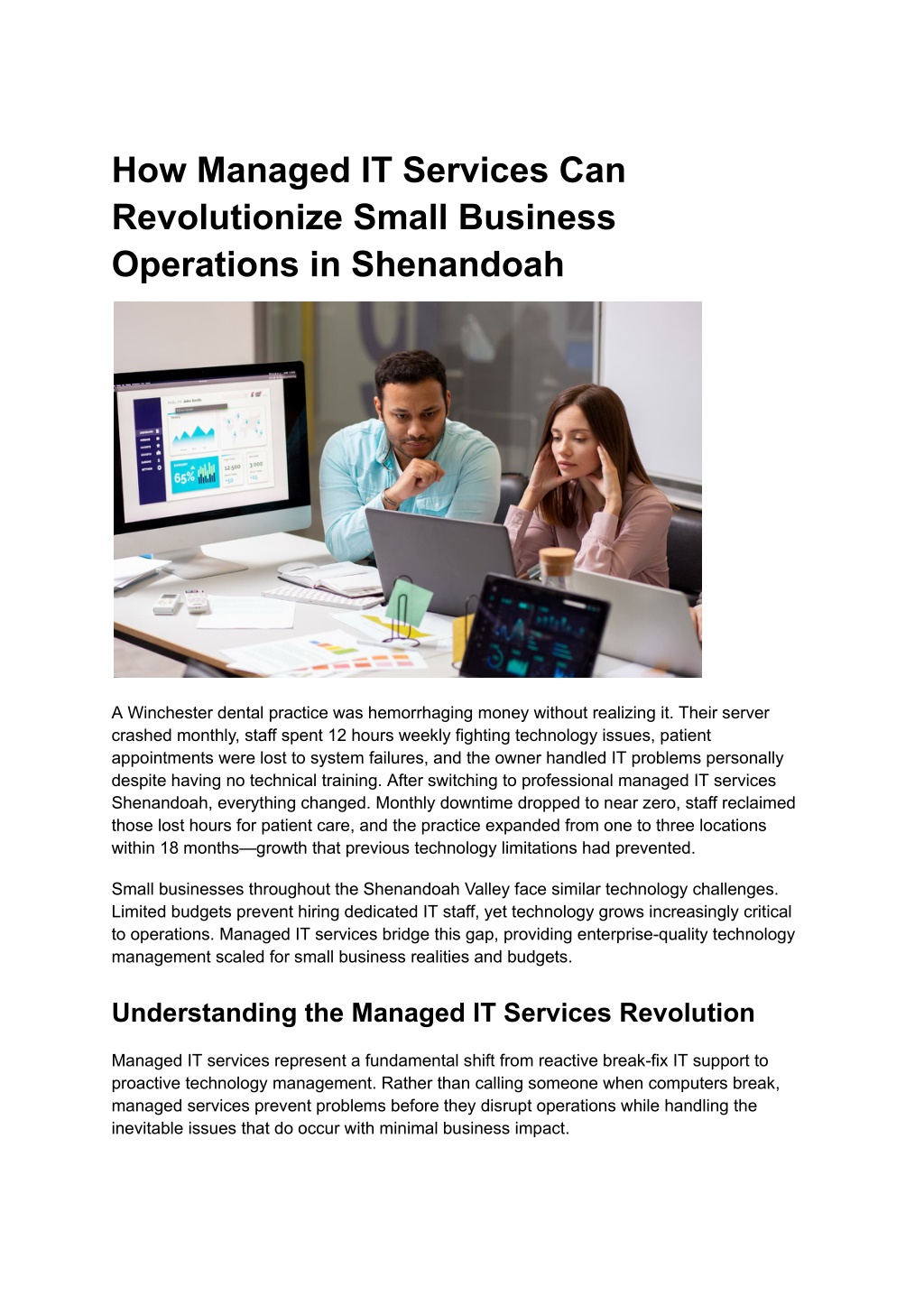 PPT - How Managed IT Services Can Revolutionize Small Business ...