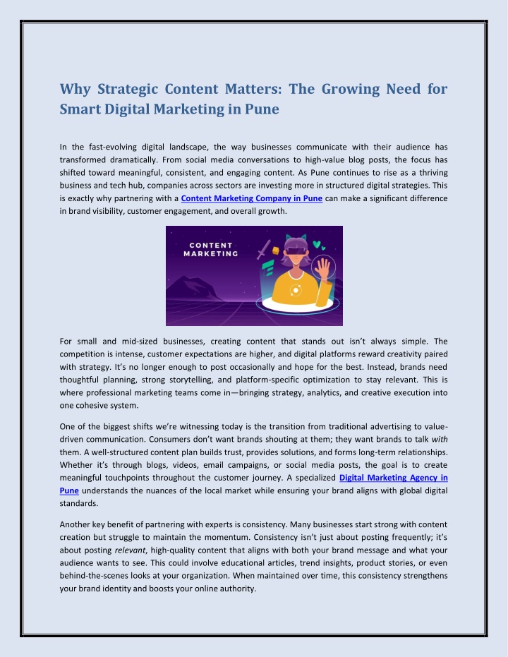 PPT - Why Strategic Content Matters The Growing Need for Smart Digital ...