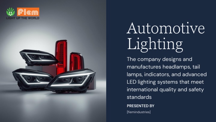 PPT - Automotive Lighting Products OEM & Aftermarket Vehicle Lighting ...