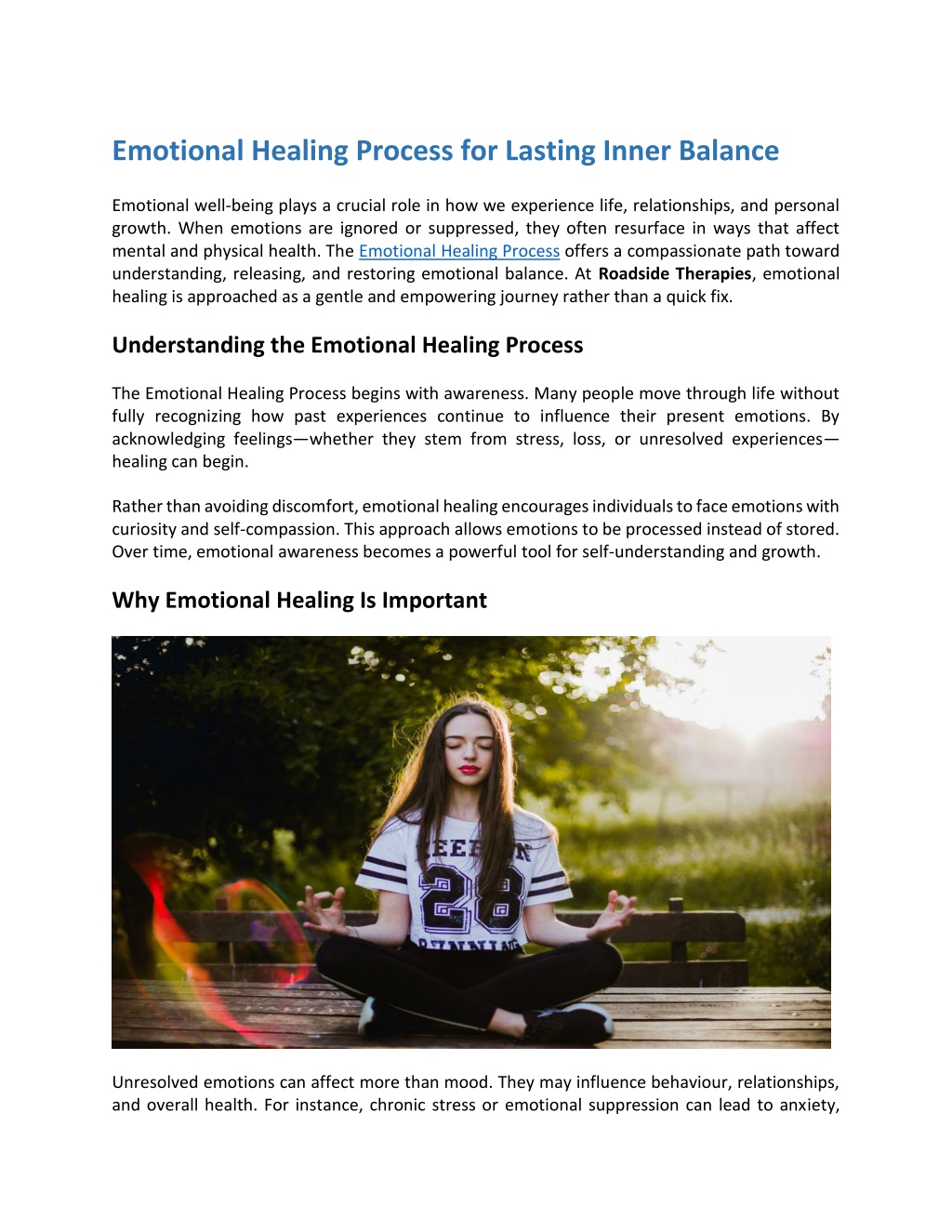 PPT - Emotional Healing Process for Lasting Inner Balance PowerPoint ...