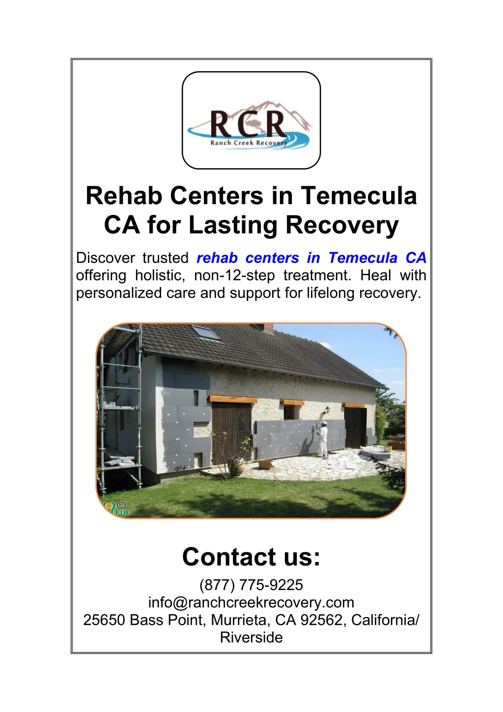PPT - Rehab Centers in Temecula CA for Lasting Recovery PowerPoint ...