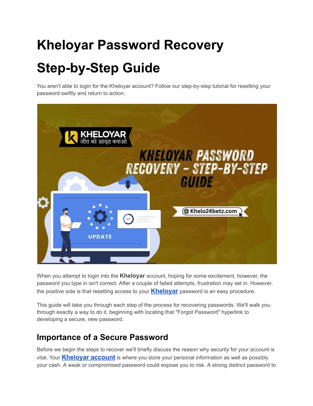 PPT - Kheloyar Password Recovery Step-by-Step Guide PowerPoint ...