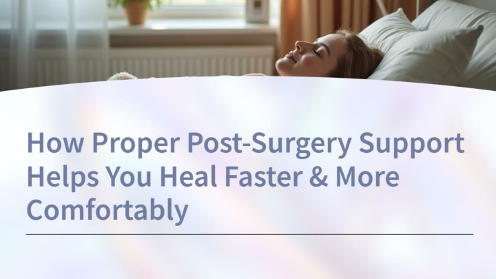 PPT - How Proper Post-Surgery Support Helps You Heal Faster & More ...
