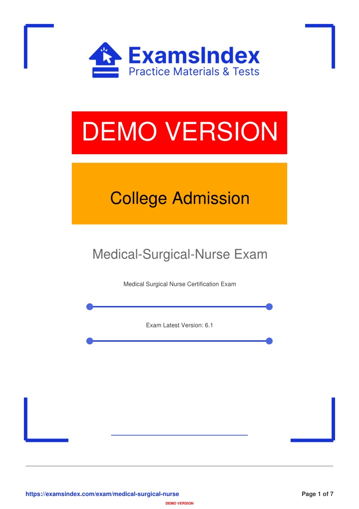 PPT - Medical-Surgical Nurse Certification Exam Guide PowerPoint ...