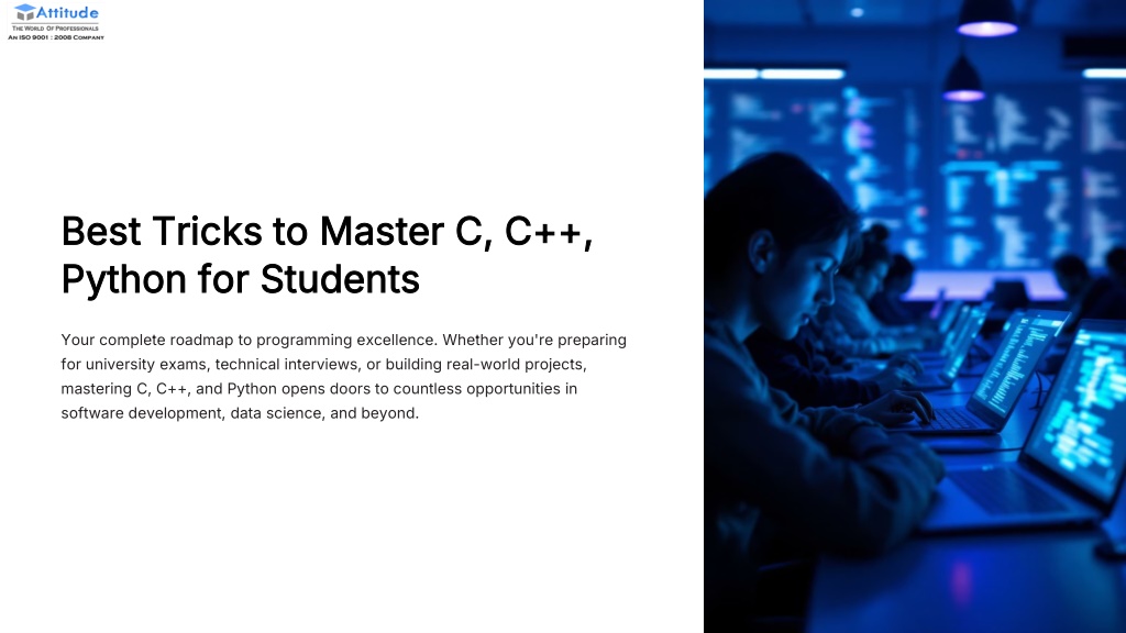 PPT - Best-Tricks-to-Master-C-C-Python-for-Students PowerPoint Presentation - ID:14715027