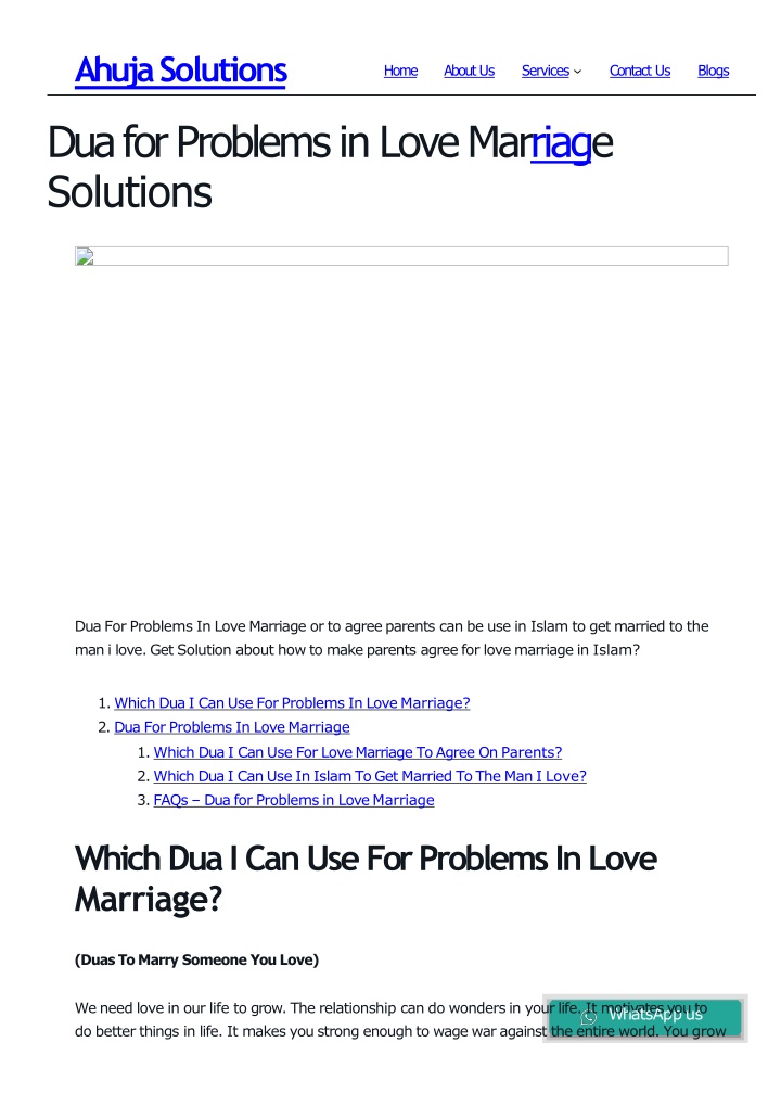PPT - Dua for Problems in Love Marriage Solutions PowerPoint ...
