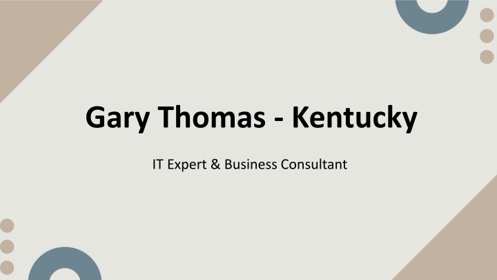 PPT - Gary Thomas (Kentucky) - A Insight-to-Innovation Thinker ...