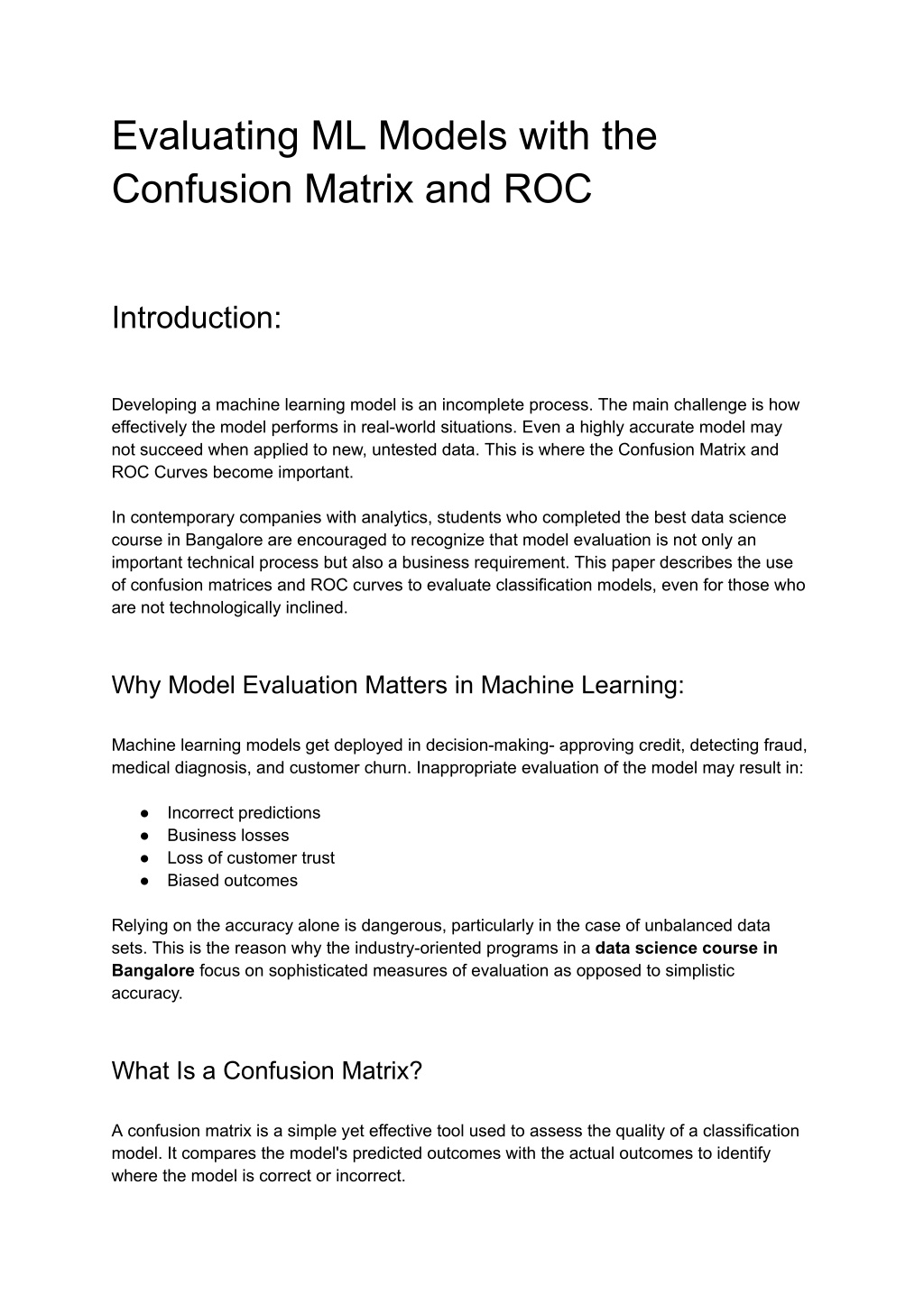 PPT - Evaluating ML Models with Confusion Matrix and ROC PowerPoint ...