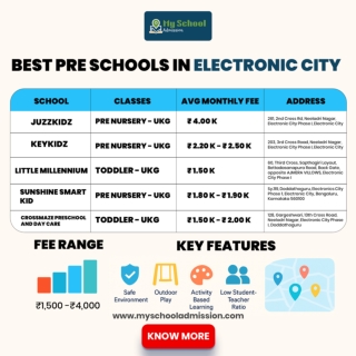 PPT - Best Pre Schools in Electronic City PowerPoint Presentation, free ...