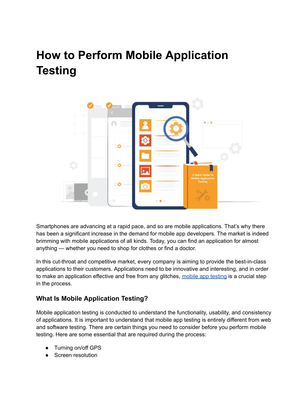 PPT - How to Perform Mobile Application Testing PowerPoint Presentation ...