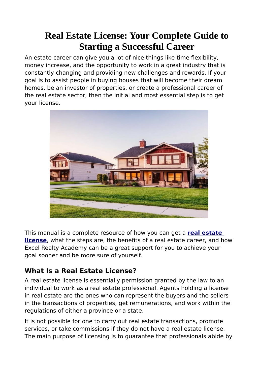 PPT - Real Estate License: Your Complete Guide to Starting a Successful ...