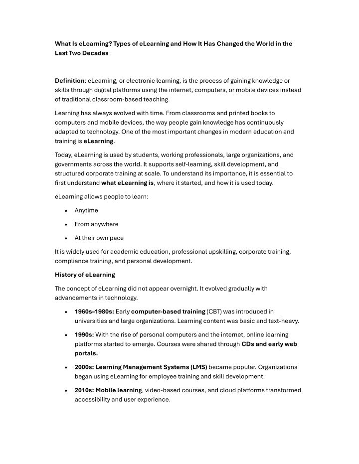 PPT - What is elearning elearning developement in corporate development ...