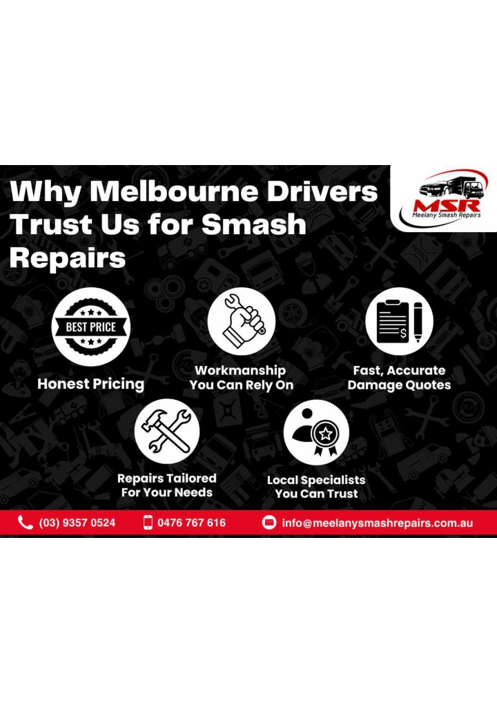 PPT - Why Melbourne Drivers Trust Us for Quality Smash Repairs ...