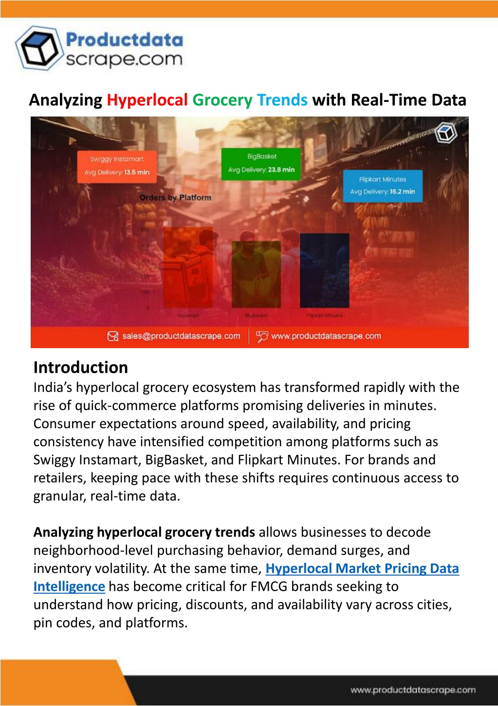PPT - Analyzing Hyperlocal Grocery Trends Using Real-Time Data from ...