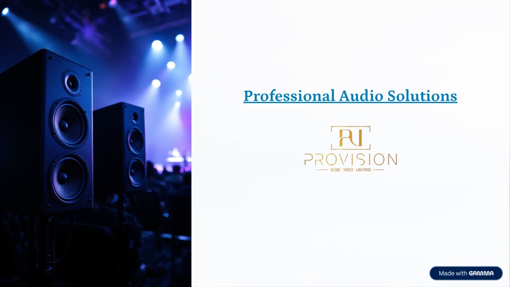 PPT - Professional-Audio-Solutions PowerPoint Presentation, free ...