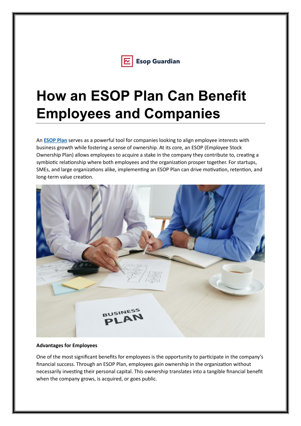 PPT - How an ESOP Plan Can Benefit Employees and Companies PowerPoint ...