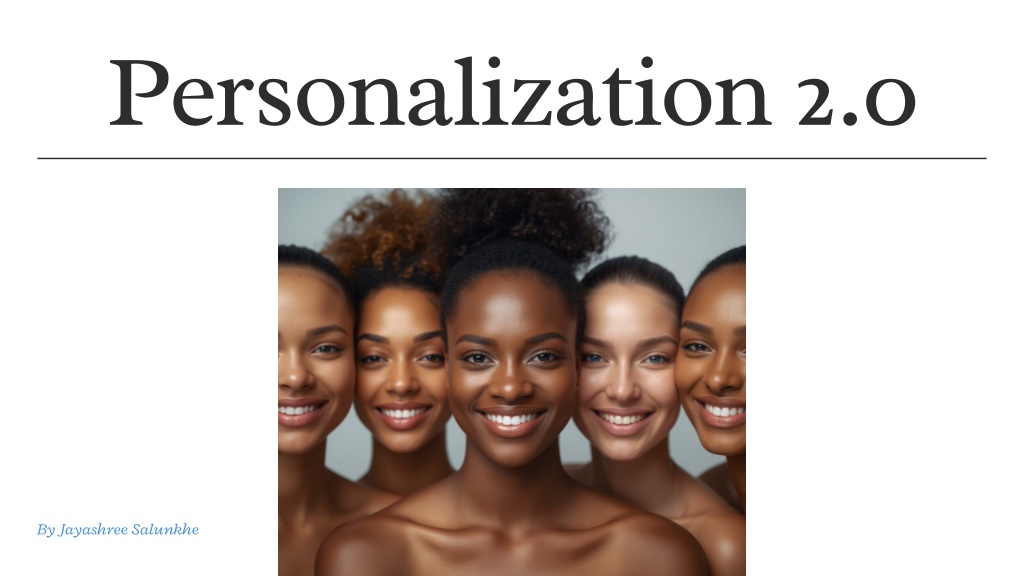PPT - Presentation - Personalization 2.0 PowerPoint Presentation, free download - ID:14728835