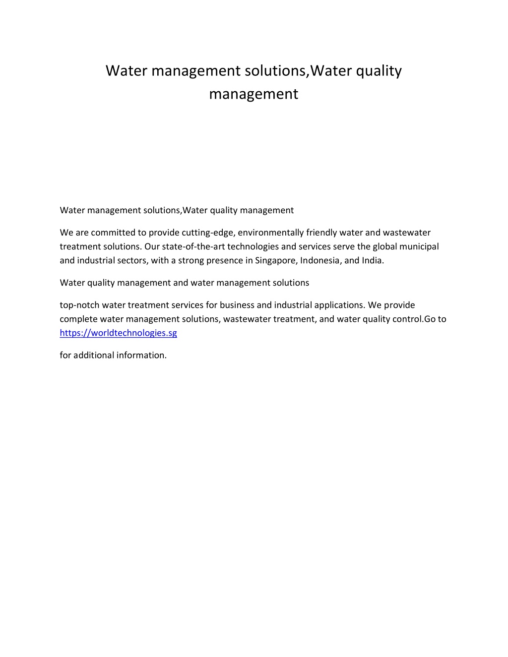 PPT - Water quality management PowerPoint Presentation, free download ...