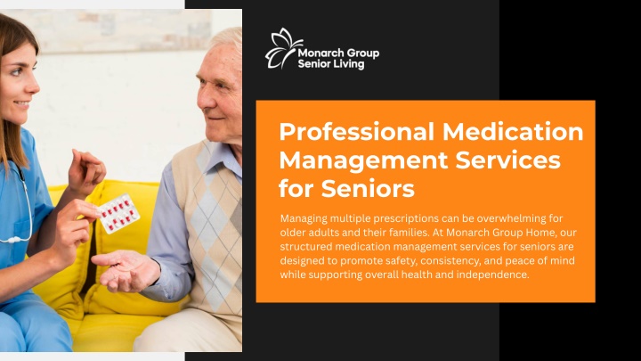 PPT - Professional Medication Management Services for Seniors ...