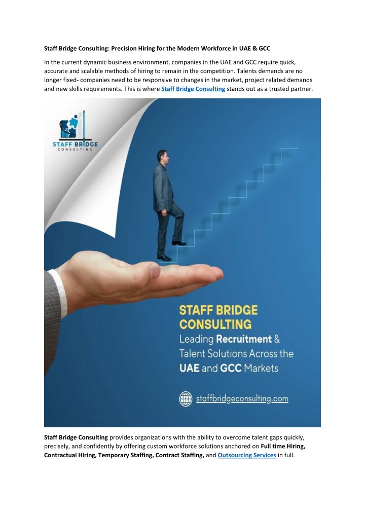 PPT - Staff Bridge Consulting - Precision Hiring for the Modern ...