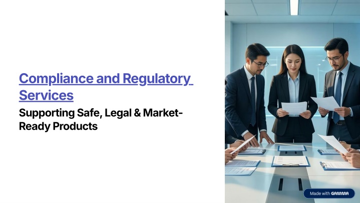 PPT - Compliance and Regulatory Services - Connect 4 Compliance ...