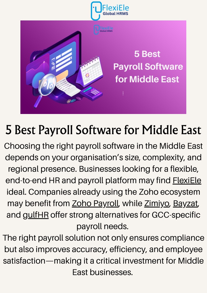 PPT - 5 Best Payroll Software in Middle East PowerPoint Presentation ...