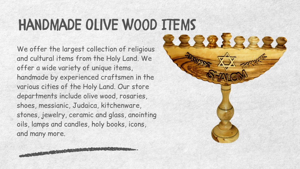 PPT - Handmade Olive Wood Items PowerPoint Presentation, free download ...