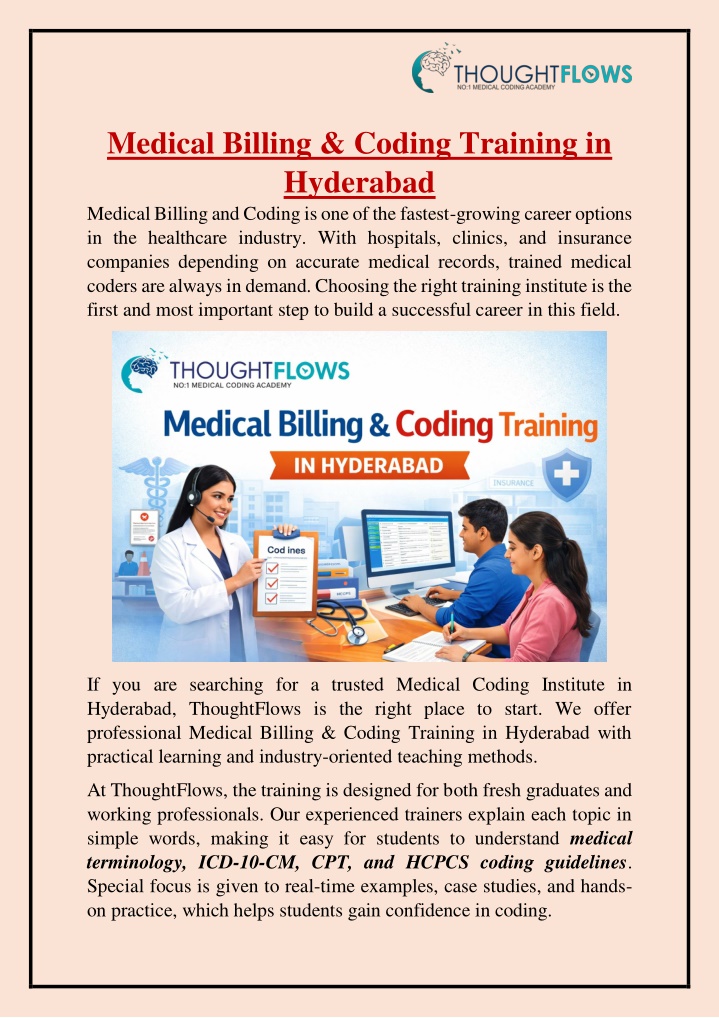 PPT - Medical Billing and Coding Training in Hyderabad PowerPoint ...