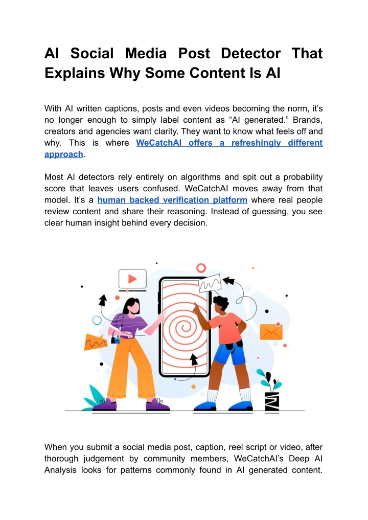 PPT - AI Social Media Post Detector That Explains Why Some Content Is ...
