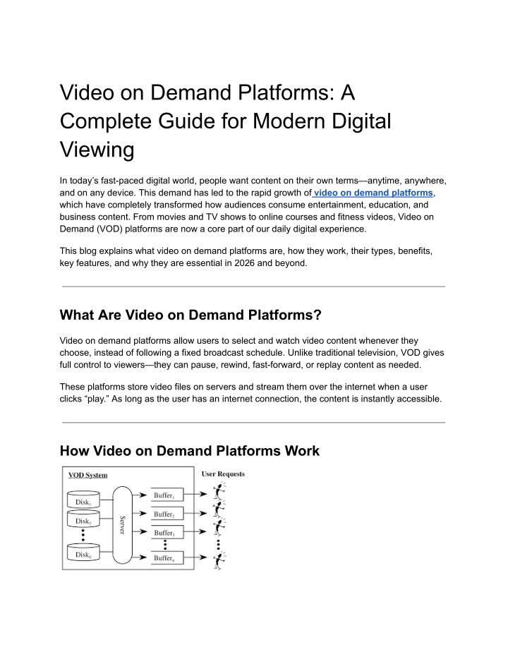 PPT - Video on Demand Platforms_ A Complete Guide for Modern Digital ...