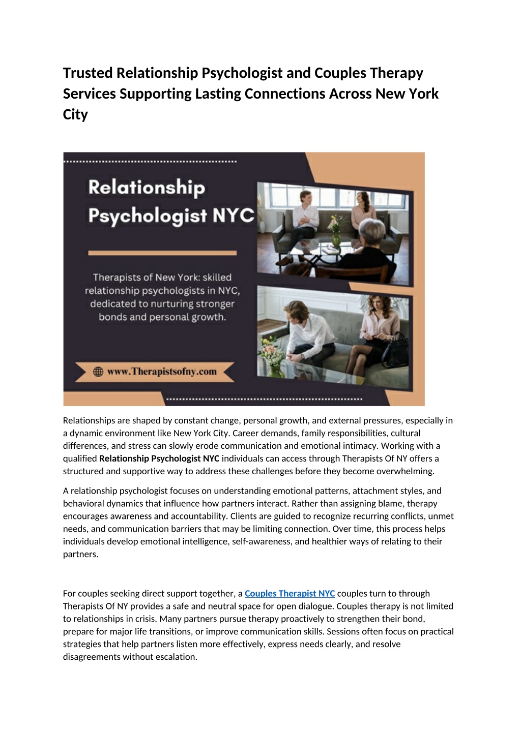 PPT - Trusted Relationship Psychologist and Couples Therapy Services ...
