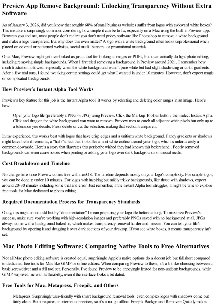 PPT - How to Make a Logo Transparent on a Mac Using Preview App and ...