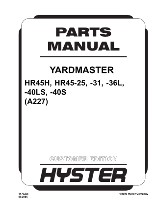 PPT - Hyster A227 (HR45H, HR45-25, HR45-31, HR45-36L, HR45-40LS, HR45 ...