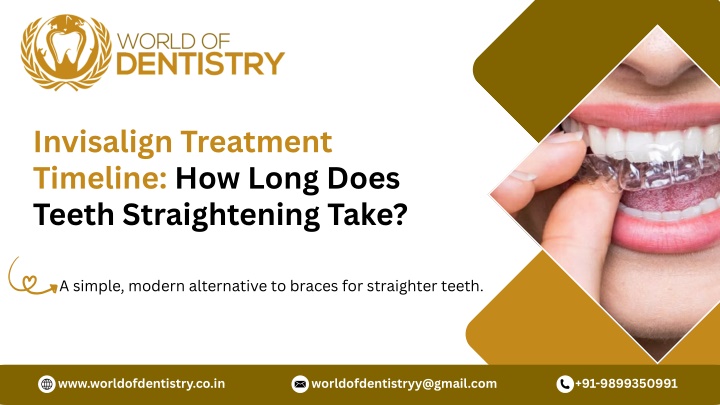 PPT - Invisalign Treatment Timeline How Long Does Teeth Straightening ...