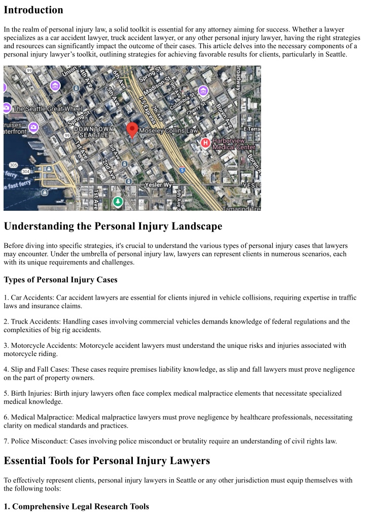 PPT - Personal Injury Lawyer's Toolkit: Strategies for Success ...