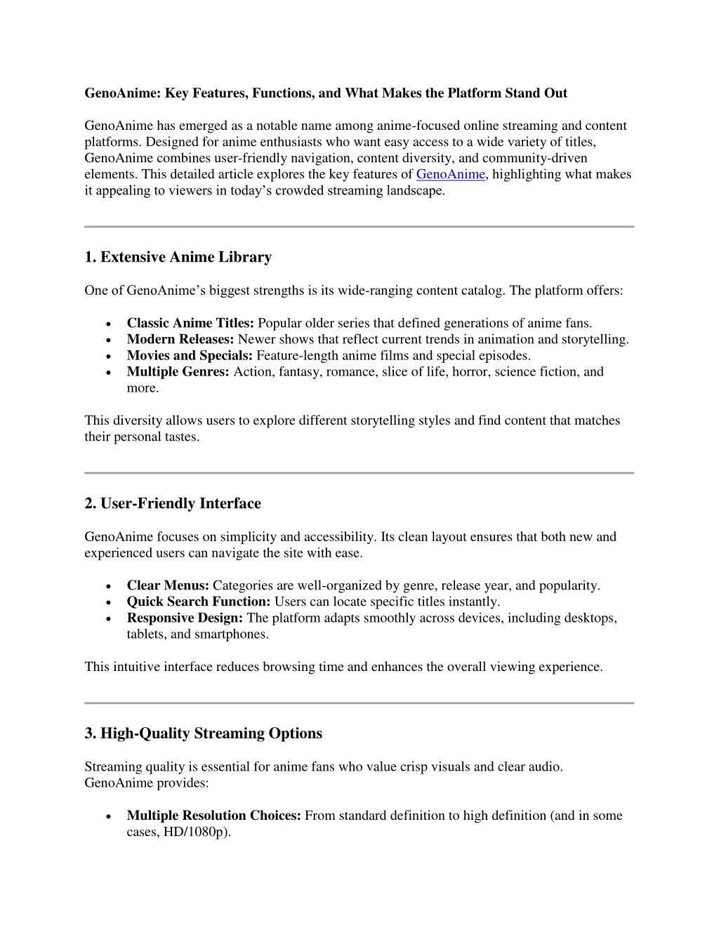 PPT - GenoAnime: Key Features, Functions, and What Makes the Platform ...