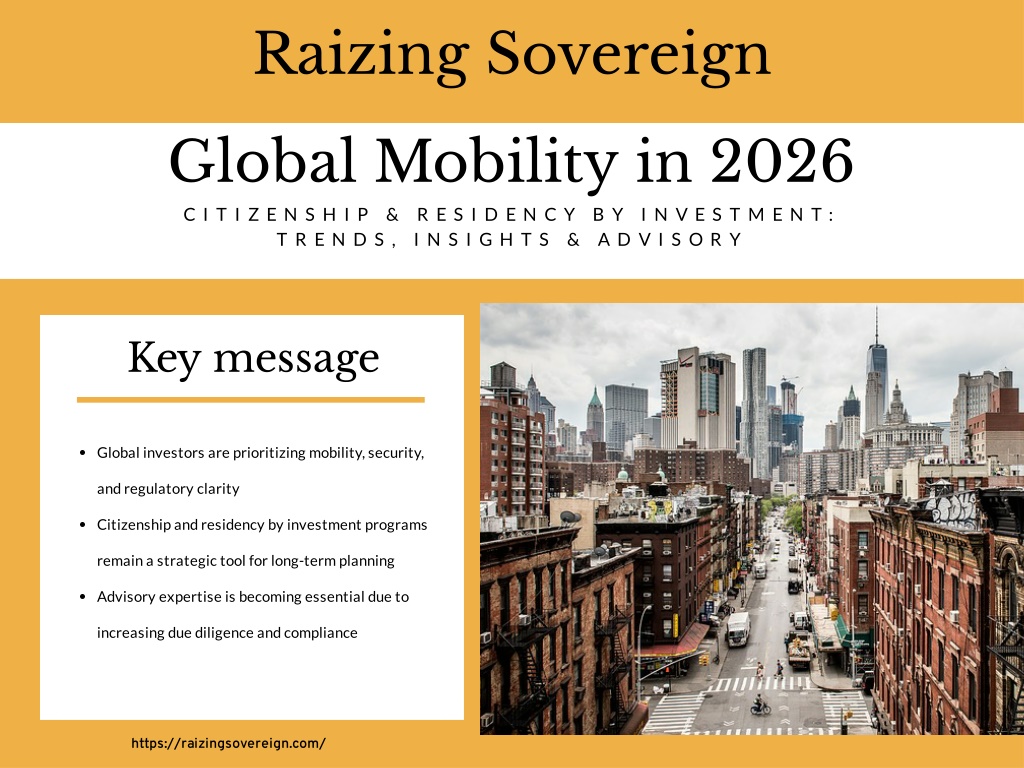 PPT - Global Investment Migration Trends: Insights by Raizing Sovereign ...