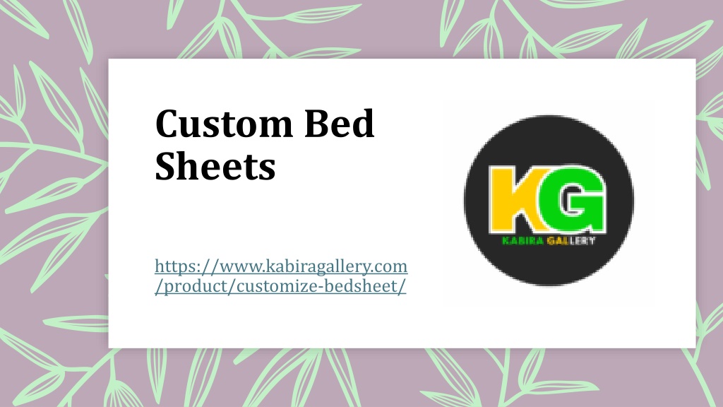 PPT - Custom Bed Sheets PowerPoint Presentation, free download - ID ...