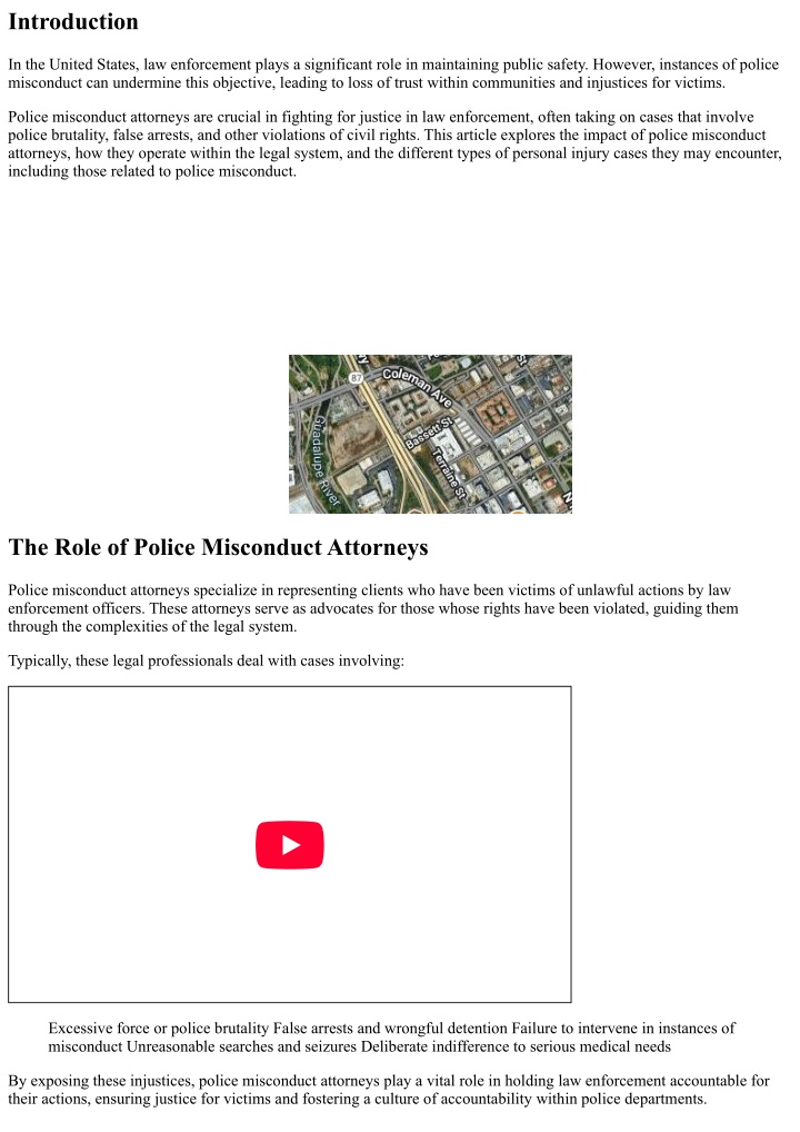 PPT - Police Misconduct Attorneys Impact: Fighting for Justice in Law ...
