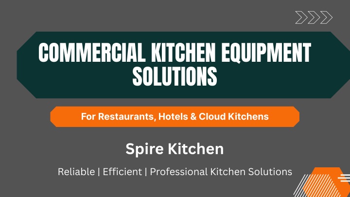 PPT - Commercial Kitchen Equipment in Jaipur | Spire Kitchen PowerPoint ...