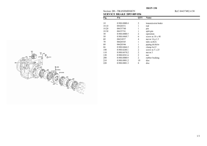 PPT - SAME iron 150 Tractor Parts Catalogue Manual Instant Download ...