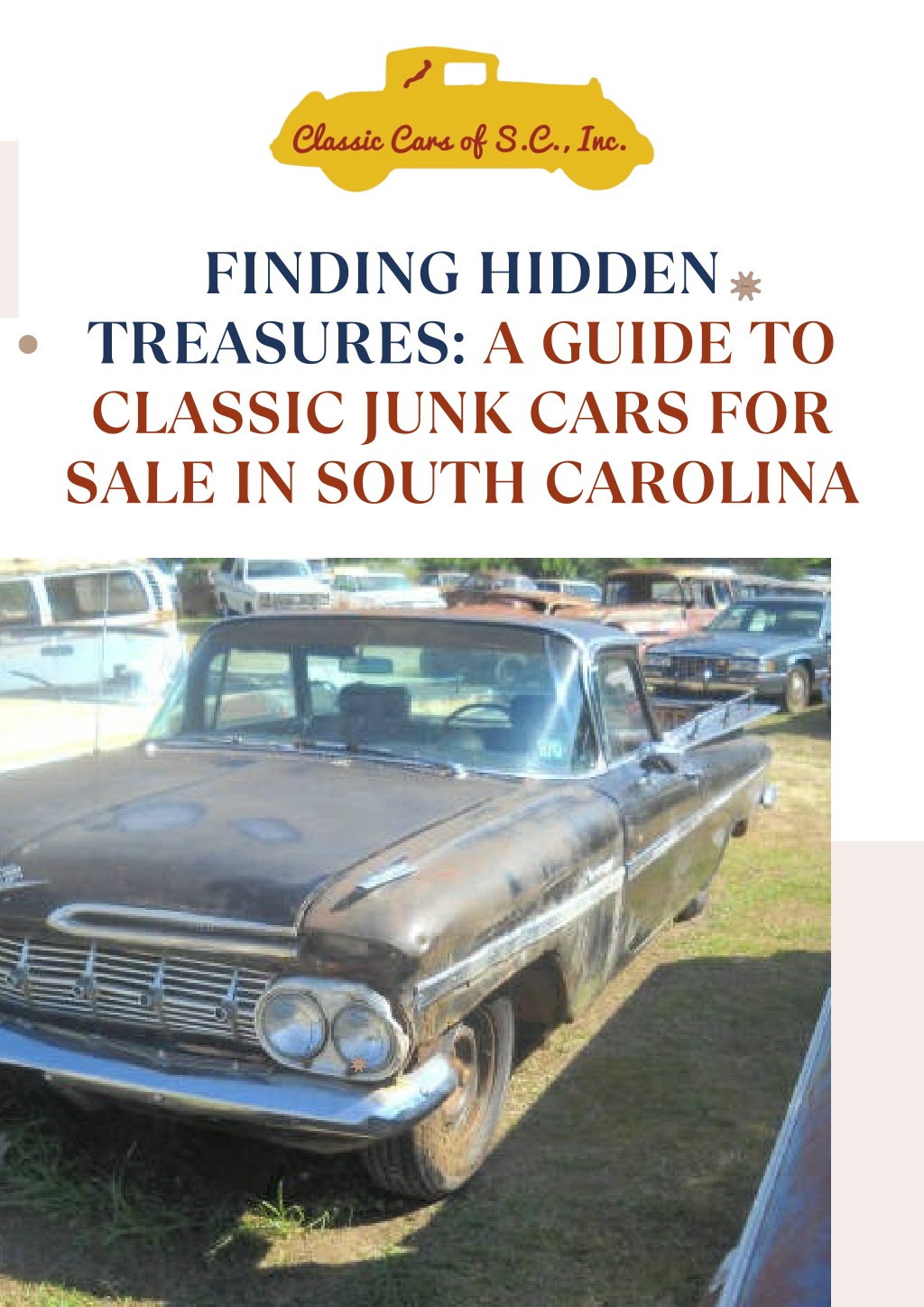 PPT - Finding Hidden Treasures A Guide to Classic Junk Cars for Sale in ...
