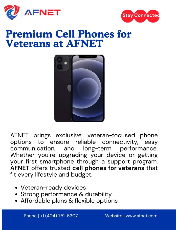 PPT - Cell Phones for Soldiers and Veterans in a Digital-First World ...