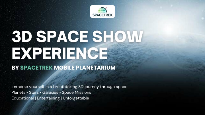 PPT - Dome Planetarium Show for Schools and Educational Programs ...
