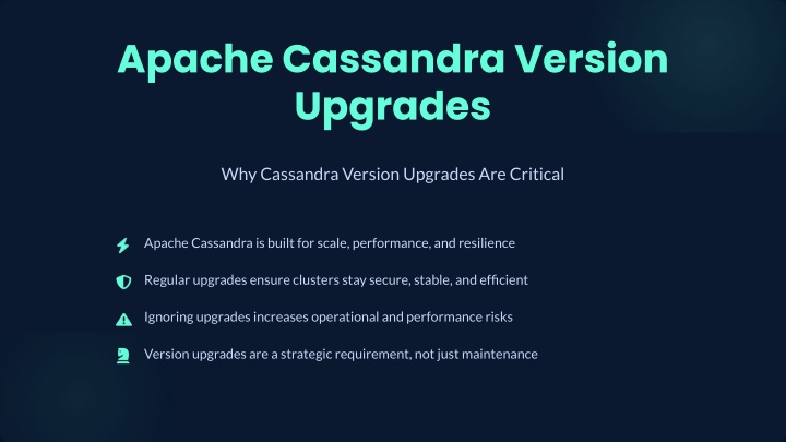 PPT - Why Cassandra Version Upgrades Are Critical for Stability PowerPoint Presentation - ID ...