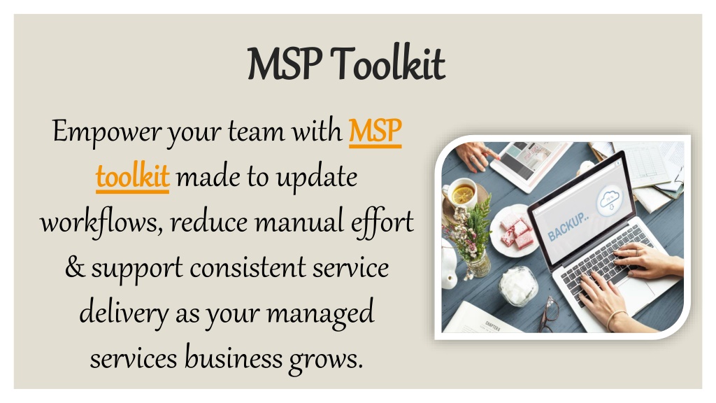 PPT - MSP Toolkit PowerPoint Presentation, free download - ID:14764165