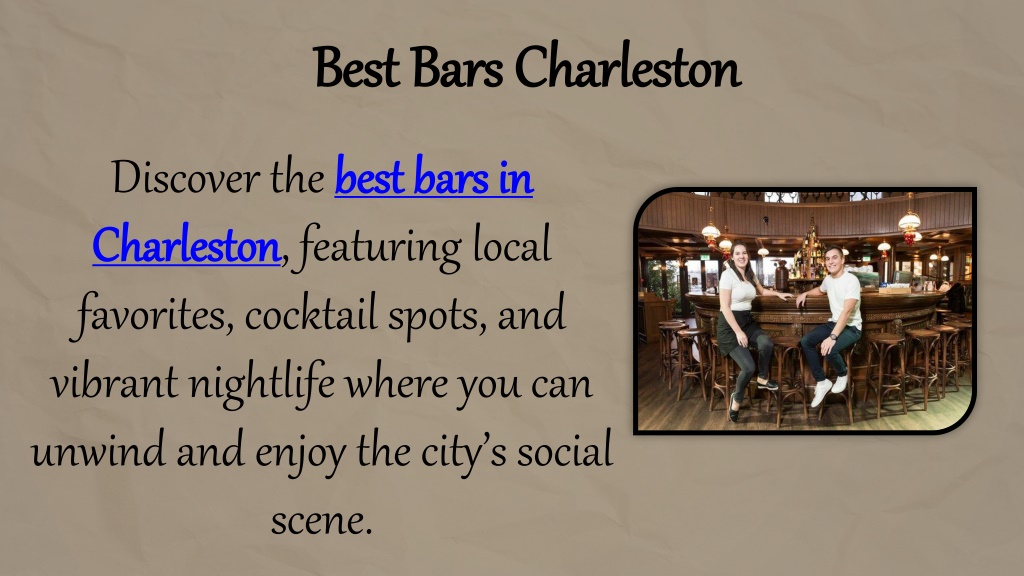 PPT - Best Bars Charleston PowerPoint Presentation, free download - ID ...