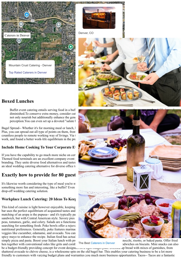 PPT - 14 Most-loved Team Lunch Foods Office Event Catering Ideas ...
